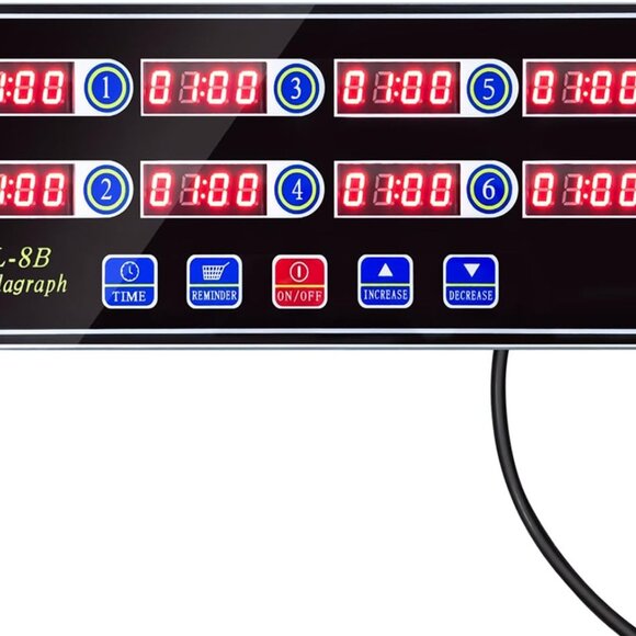 Other | Commercial 8 Channel Kitchen Timer Digital Restaurant Timers ...
